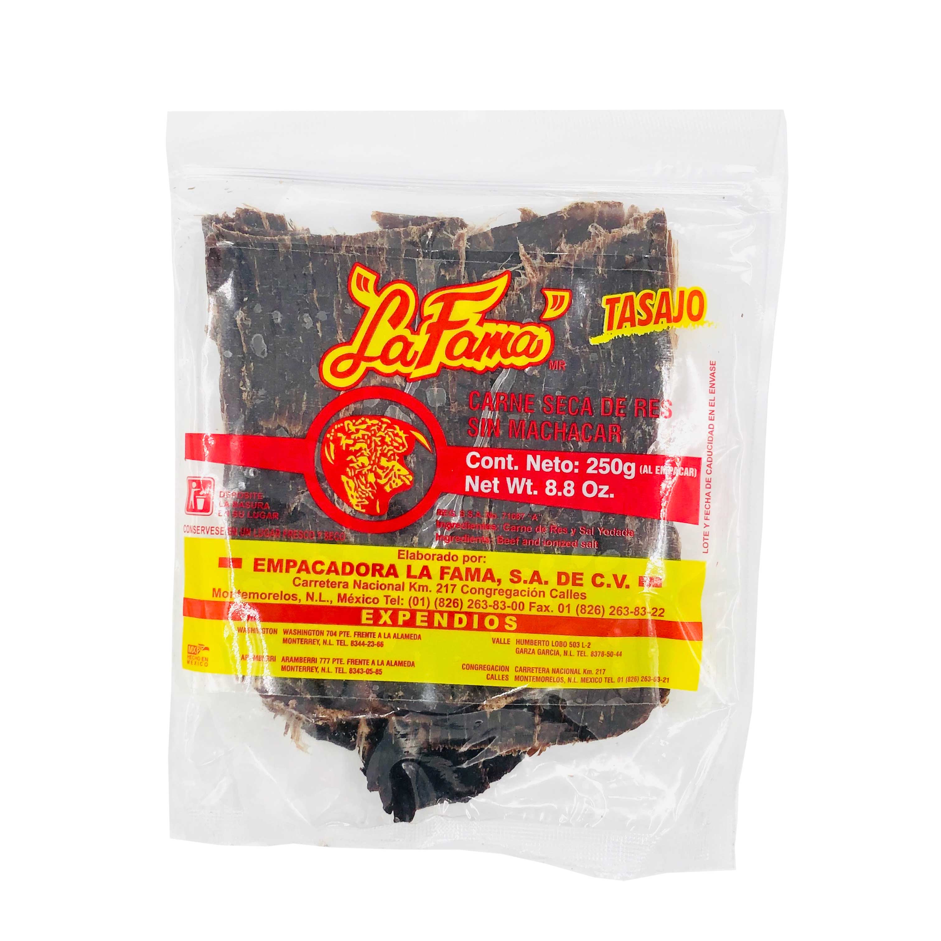 Tasajo Natural 250g – Empacadora La Fama